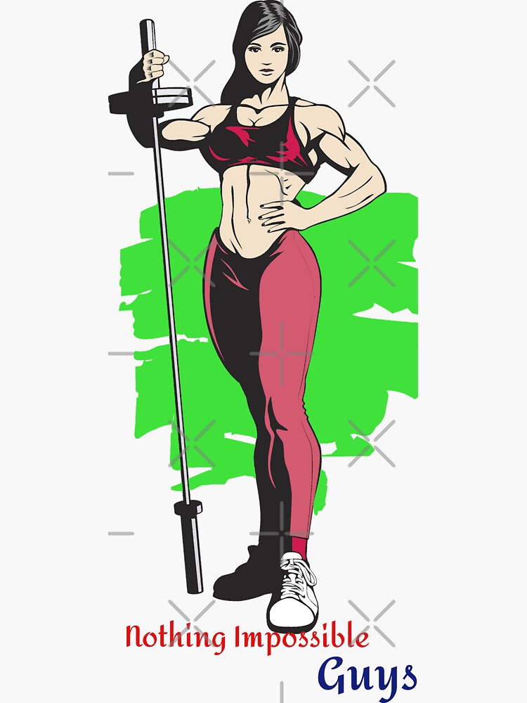 "Bodybuilder motivational" Sticker by Surenderj | Redbubble