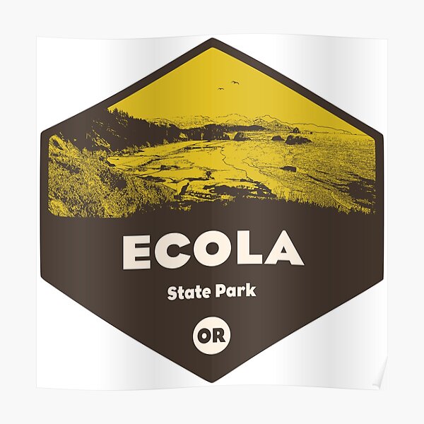 "Ecola State Park Oregon" Poster by esskay | Redbubble