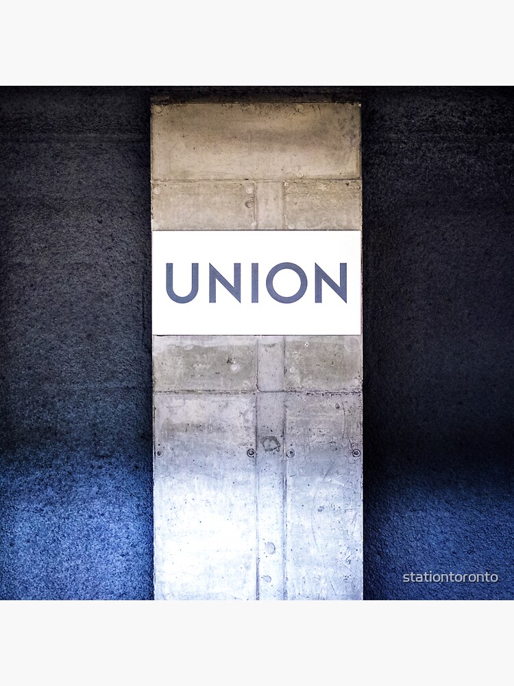 "Toronto Union Station Subway Sign" Sticker for Sale by stationtoronto ...