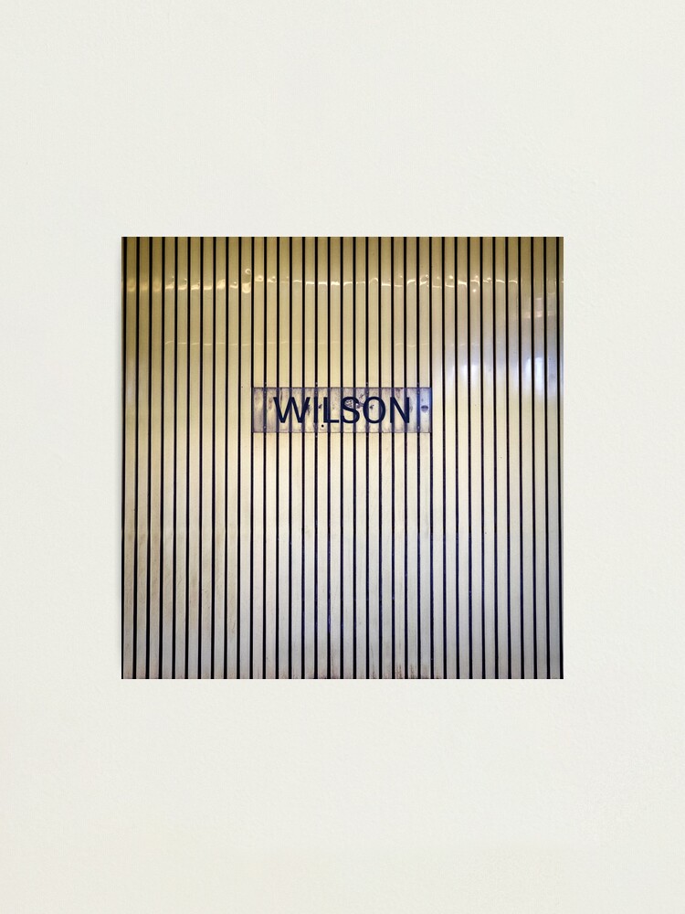 "Wilson Toronto Subway Station Sign" Photographic Print for Sale by ...