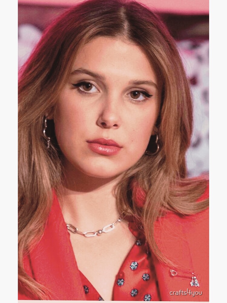 Millie Bobby Brown red Premium Matte Vertical Poster sold by Dipen Shah ...