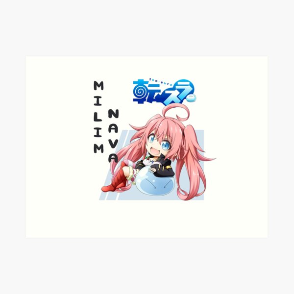 "Chibi Milim Nava - Tensei Shitara Slime Datta Ken " Art Print for Sale ...