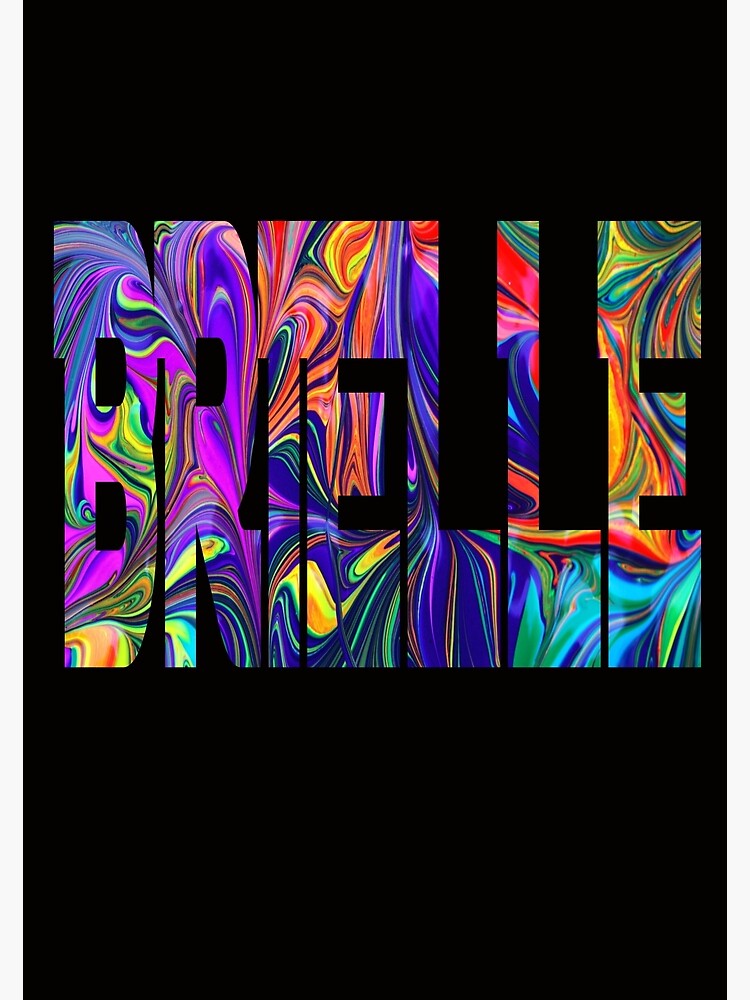 "Brielle name" Poster for Sale by Areashor | Redbubble
