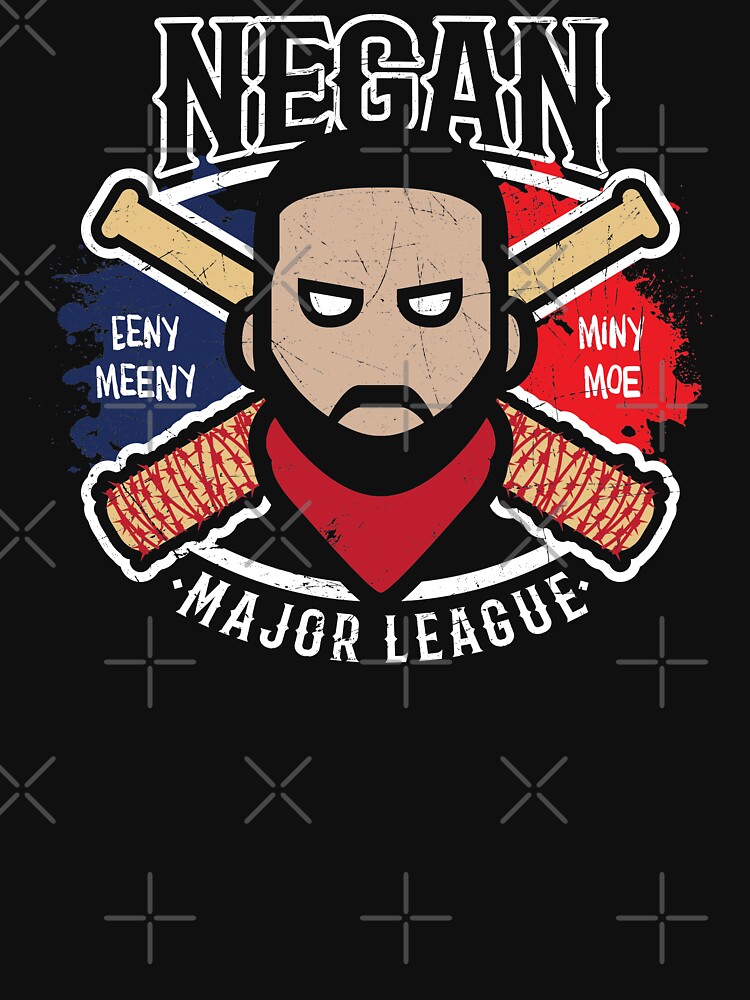 "Team Negan The Savior Major League Lucille Walking Dead" T-shirt by ...