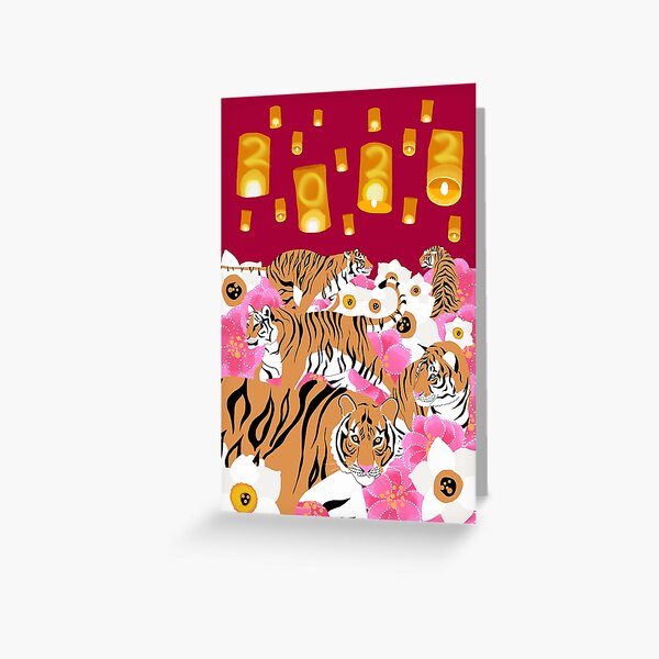 "Chinese New Year 2022, Year of the Tiger" Greeting Card for Sale by ...