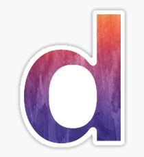 Letter D: Stickers | Redbubble