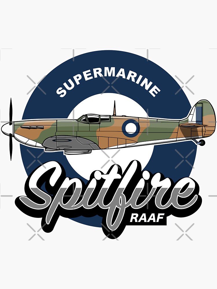 "RAAF Spitfire" Sticker for Sale by StrongVlad | Redbubble