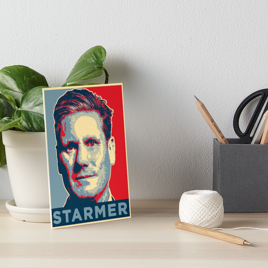 "Keir Starmer Poster" Art Board Print by SecondFloorDogs | Redbubble