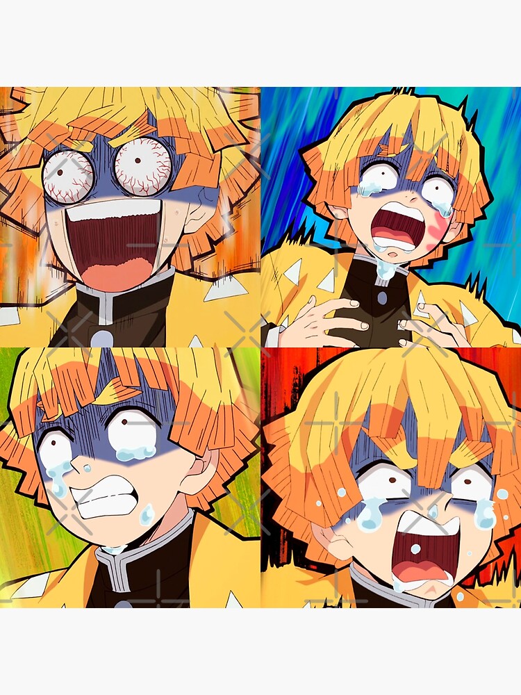 "Zenitsu Agatsuma - Funny Faces Pattern | Demon Slayer (Kimetsu no ...