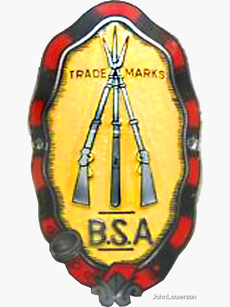 "BSA Logo" Sticker for Sale by JohnLowerson | Redbubble