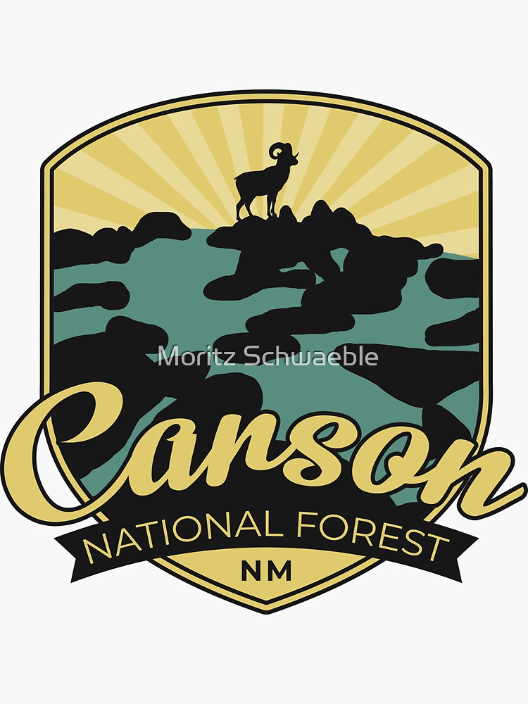 "Carson National Forest - New Mexico" Sticker for Sale by ...