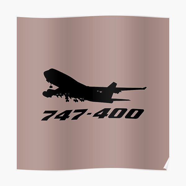 "Boeing 747-400" Poster for Sale by Ljubo339- | Redbubble