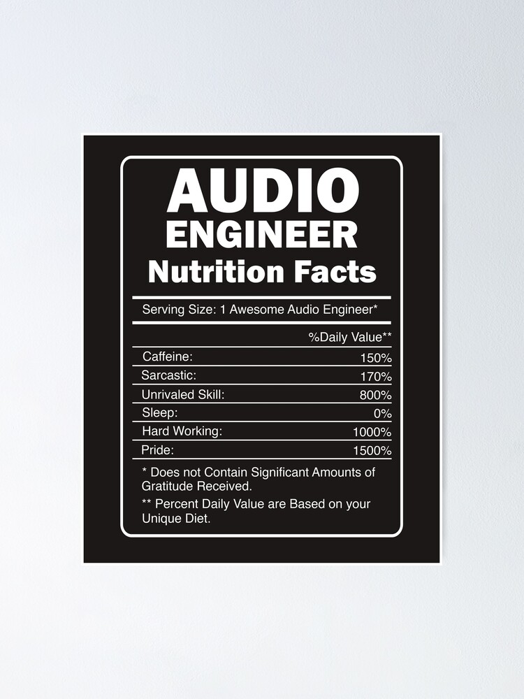 "Sound Engineer Art For Audio Music Production" Poster for Sale by ...