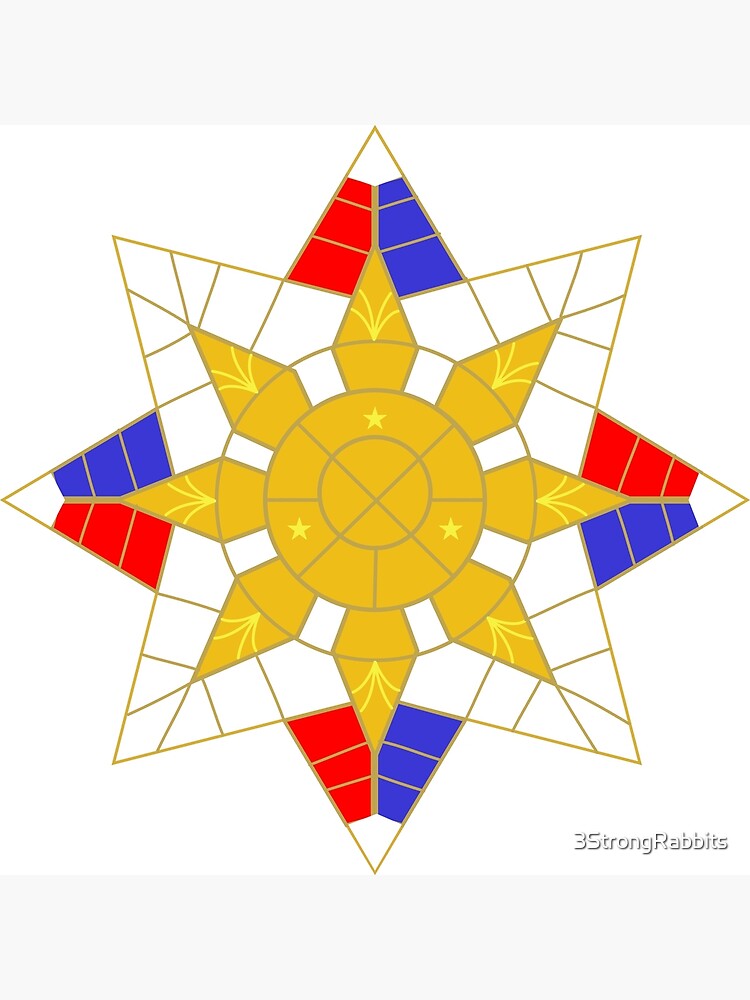 "Christmas Parol Philippines" Poster by 3StrongRabbits | Redbubble