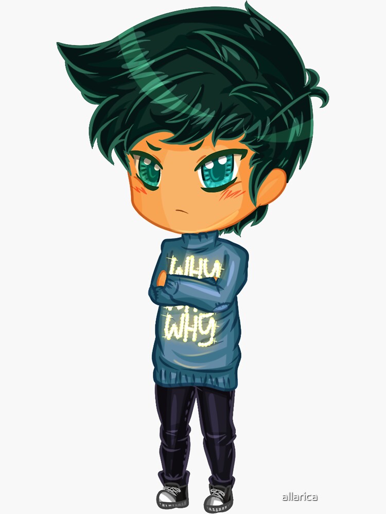 "Percy Jackson Chibi" Sticker by allarica | Redbubble