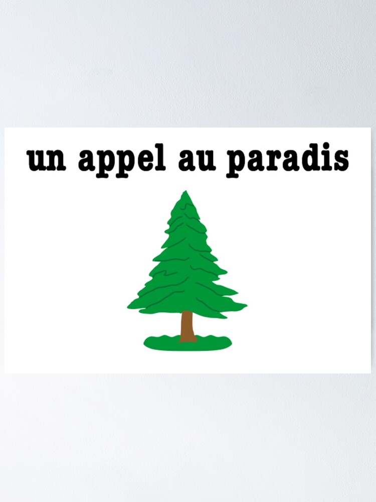 "Drapeau de pin de France (French Pine Tree Flag) " Poster for Sale by ...