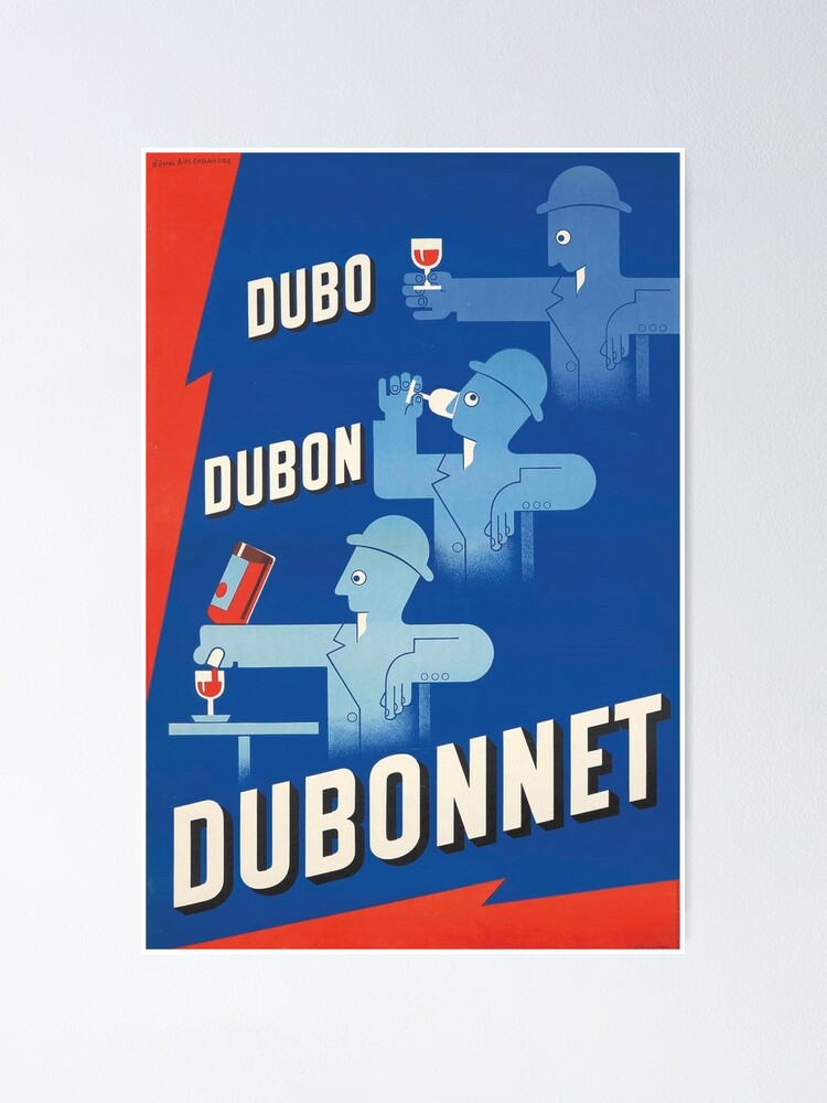 "Vintage pub - Dubonnet" Poster for Sale by SuperNanais | Redbubble