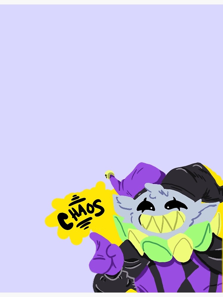 "Jevil - Deltarune Design [CHAOS]" Poster for Sale by AdamDuckie ...