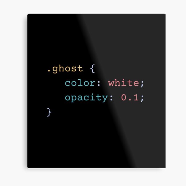 Ghost As A Css Code Html Javascript And Css Design Are Always A Package In This Case Only 
