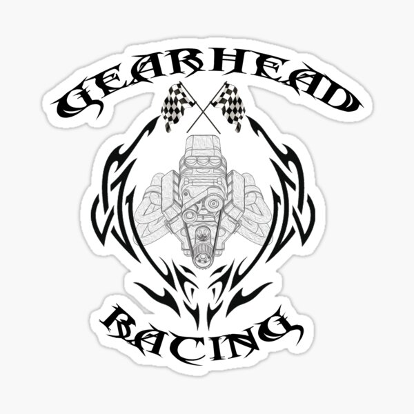 "gearhead" Sticker for Sale by deadsexydesigns | Redbubble