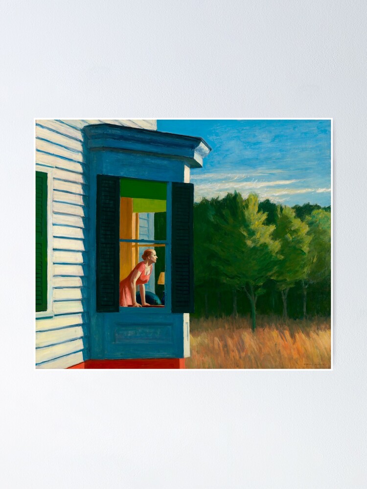 Póster «Cape Cod Morning, 1950 de Edward Hopper» de ArautoCosmico ...