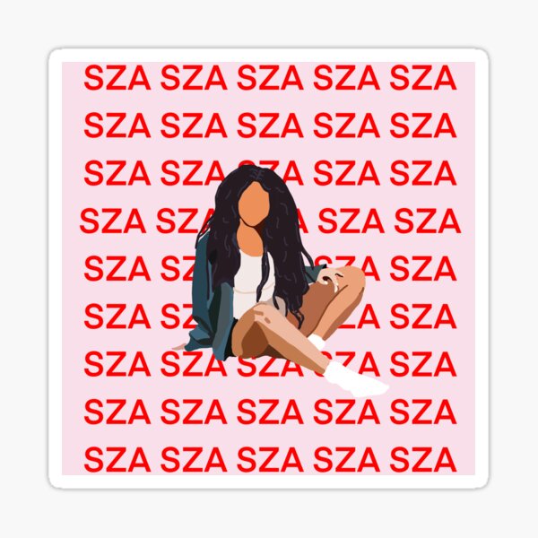 "SZA " Sticker for Sale by makenav7 | Redbubble