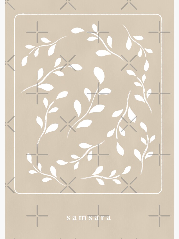"samsara" Sticker for Sale by natural-neutral | Redbubble