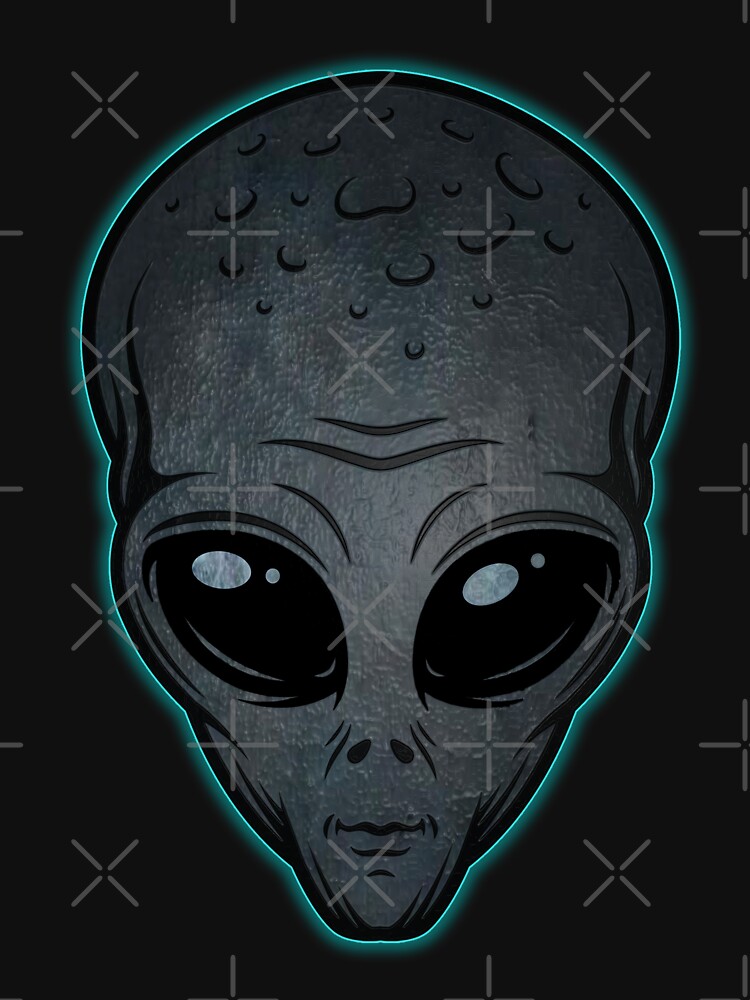 "Alien Head" T-shirt for Sale by artistwill | Redbubble | alien head t ...
