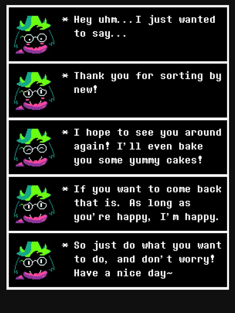 "Deltarune Dialogues" T-shirt by LiamGunningArt | Redbubble | spamton t ...