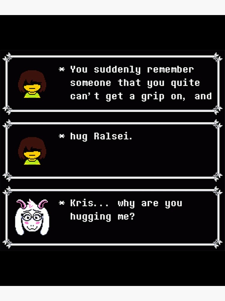 "Deltarune Dialogues" Poster for Sale by LiamGunningArt | Redbubble