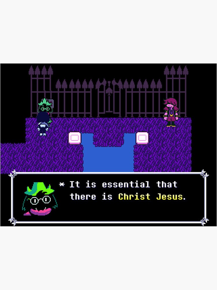 "Deltarune Dialogues" Sticker for Sale by LiamGunningArt | Redbubble