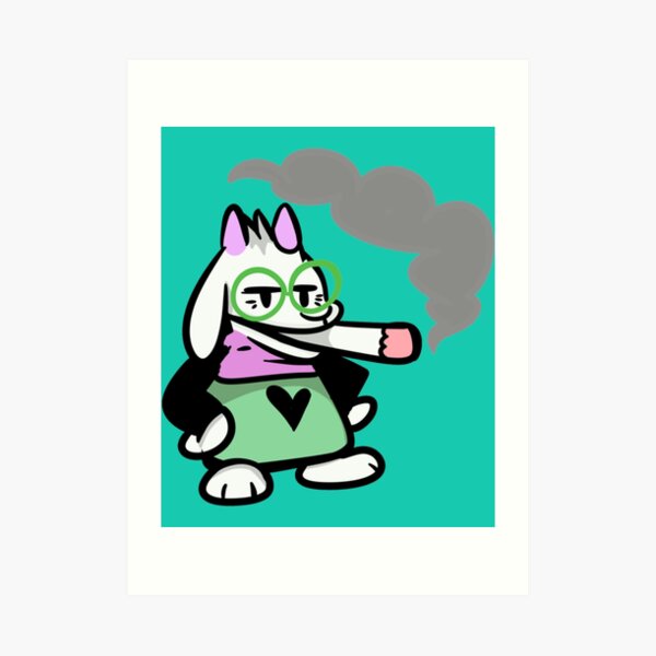 "Deltarune ralsei " Art Print for Sale by LiamGunningArt | Redbubble