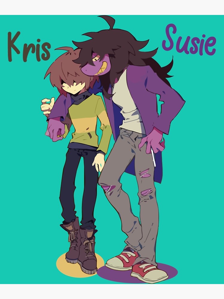 "Kris And Ralsei Deltarune " Poster by LiamGunningArt | Redbubble