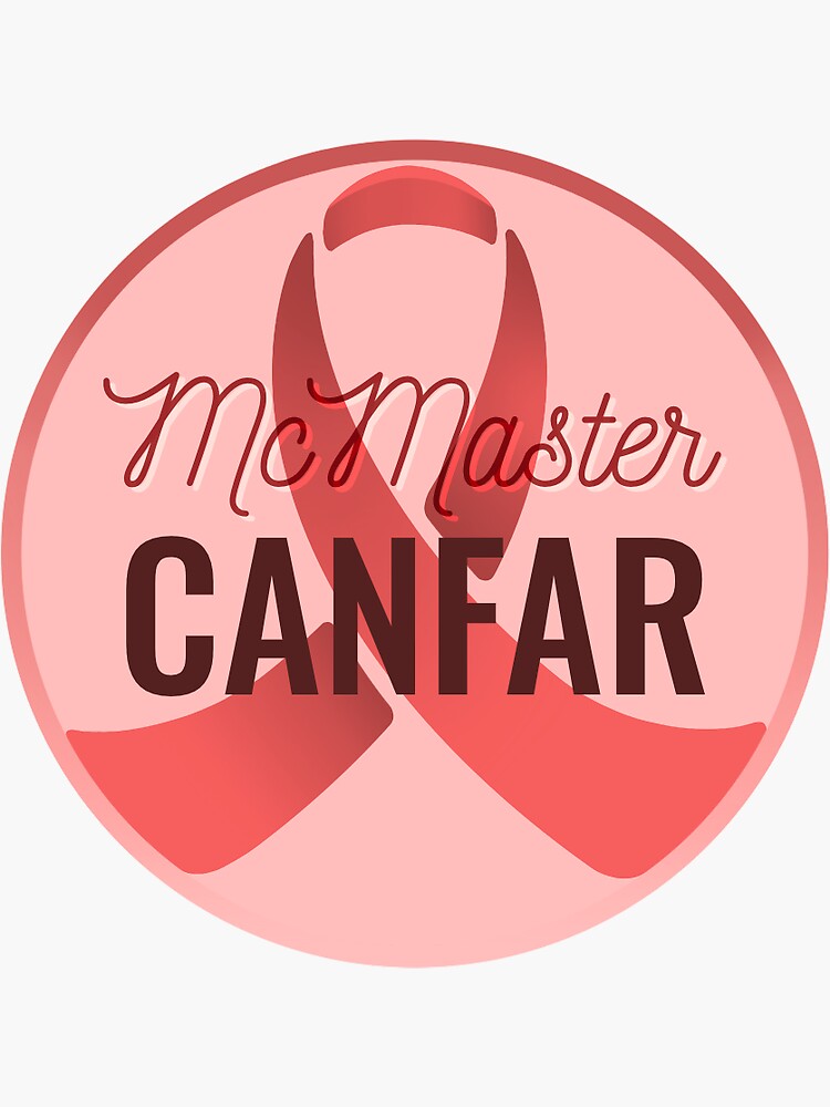 "McMaster CANFAR Sticker" Sticker for Sale by CANFARMcMaster | Redbubble