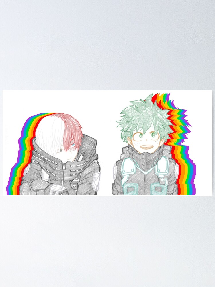 "Todoroki is a simp" Poster for Sale by Stylefetish | Redbubble