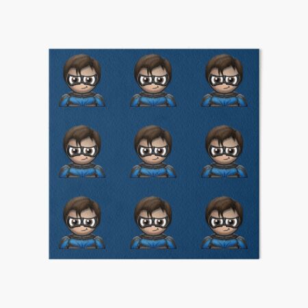 "Nightwing Emoji " Art Board Print for Sale by CERPDesigns | Redbubble
