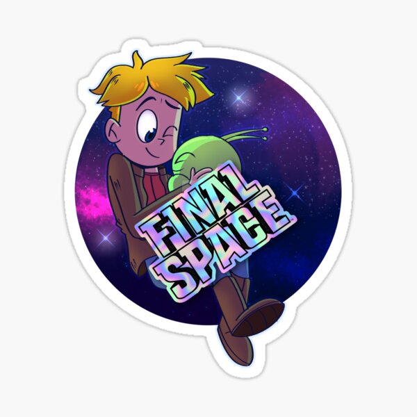 "Mooncake final space " Sticker for Sale by OfTheDayFashion | Redbubble