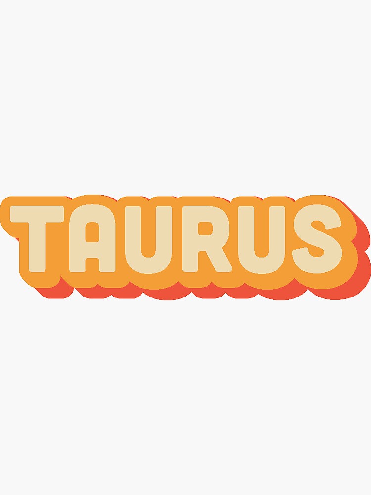 "Taurus" Sticker for Sale by artbydmo | Redbubble