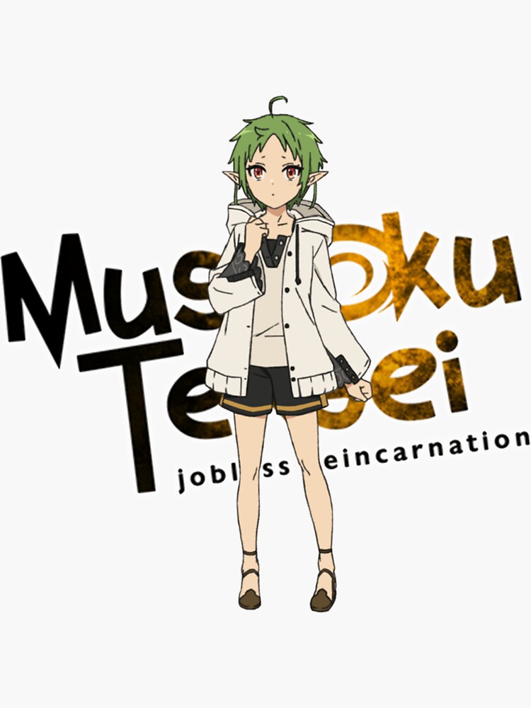 "Mushoku Tensei Jobless Reincarnation " Sticker for Sale by MIA-CASHOP ...