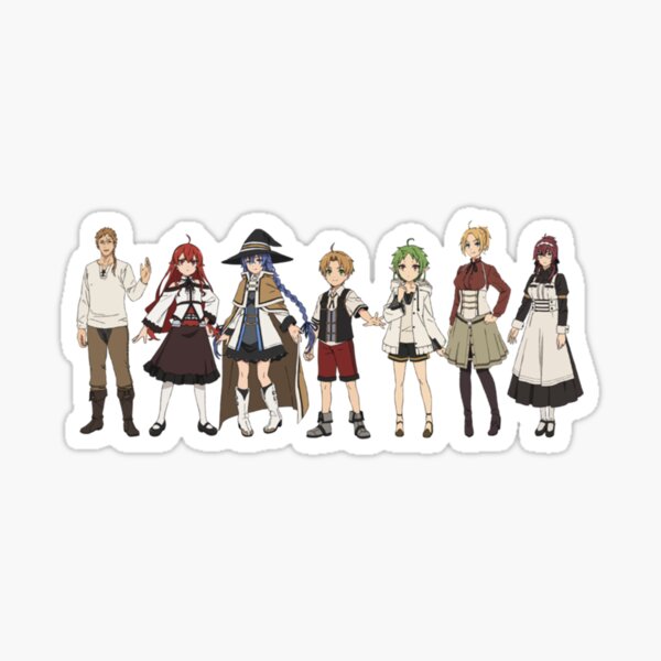 "Mushoku Tensei Jobless Reincarnation " Sticker for Sale by MIA-CASHOP ...