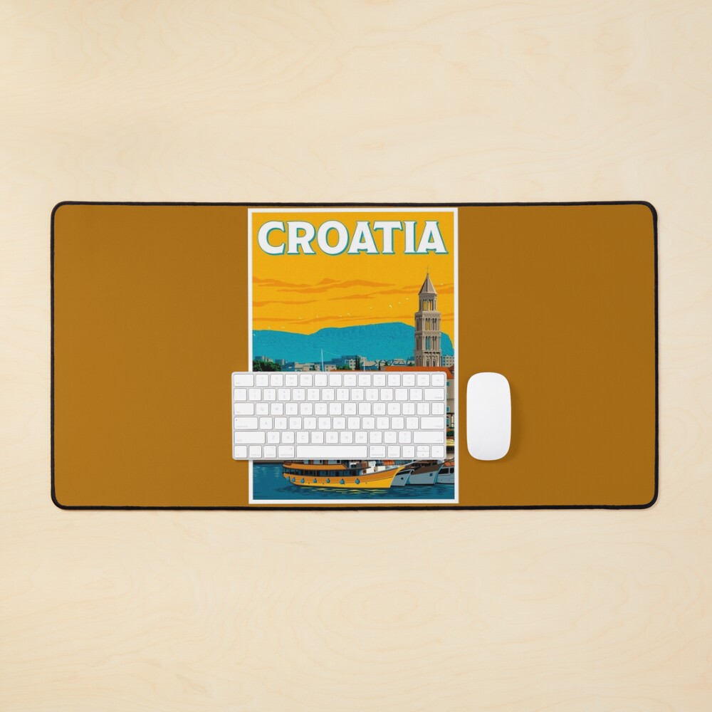 "CROATIA : Vintage Travel Advertising Print" Poster for Sale by ...