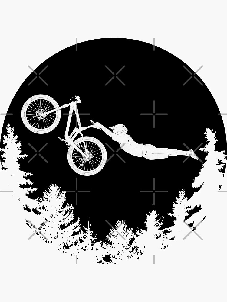 "MTB - Epic Slopestyle Bike Jump" Sticker for Sale by wanderingfools ...