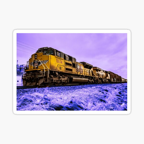 "Union Pacific Train" Sticker by IronAndHog | Redbubble