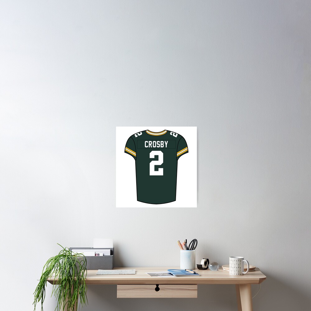 "Mason Crosby Home Jersey" Poster for Sale by designsheaven | Redbubble