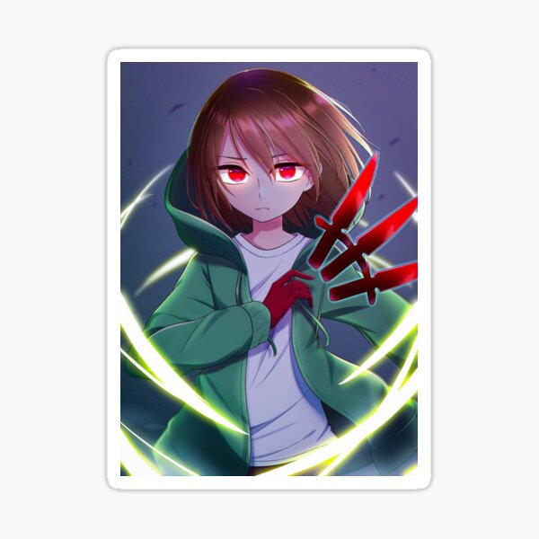 "Your Typical StoryShift Knife-Ready Chara" Sticker for Sale by ...