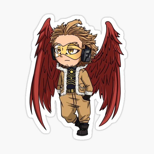 "Hawks - Keigo Takami chibi " Sticker for Sale by KaneSouth | Redbubble