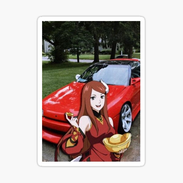 "JDM CAR ANIME" Sticker by Ryanmmp | Redbubble