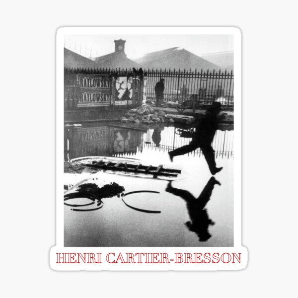 "HENRI CARTIER BRESSON" Sticker for Sale by Kinzughi | Redbubble