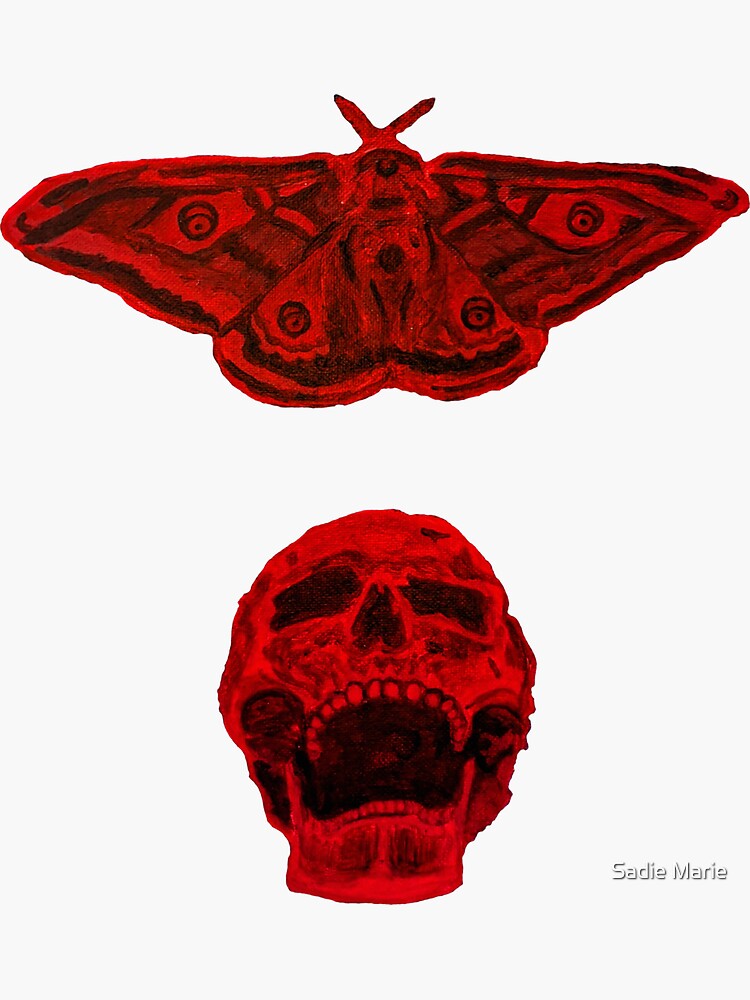"death's head" Sticker by saydemendivil | Redbubble