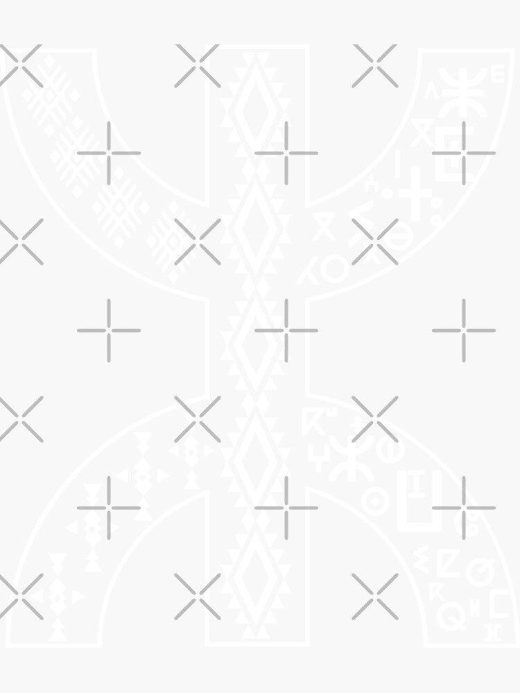 "amazigh yaz alphabet - imazighn " Sticker for Sale by Unesswins01 ...